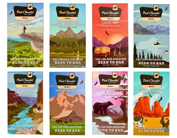 National Park Chocolate Bars – Posh Chocolat