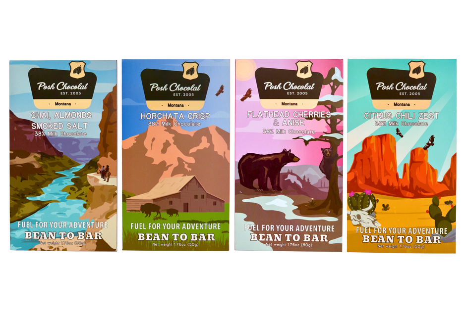National Park Chocolate Bars – Posh Chocolat